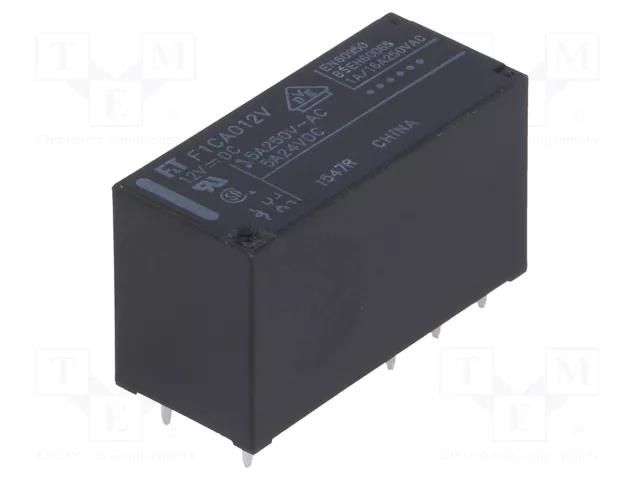 FCL Components Relay: electromagnetic; DPDT; Ucoil: 12VDC; 5A; 5A/250VAC; 5A/24VDC FCL ...