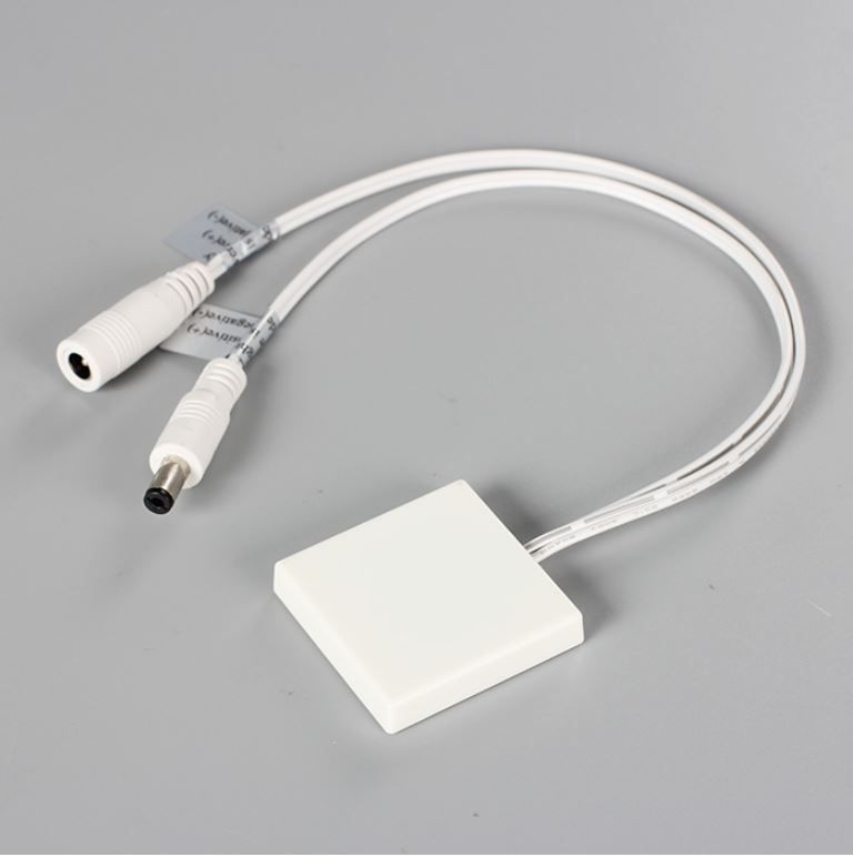 LED controller 12-24V, 4A, ON-OFF-DIM, recessed, contactless, works thru