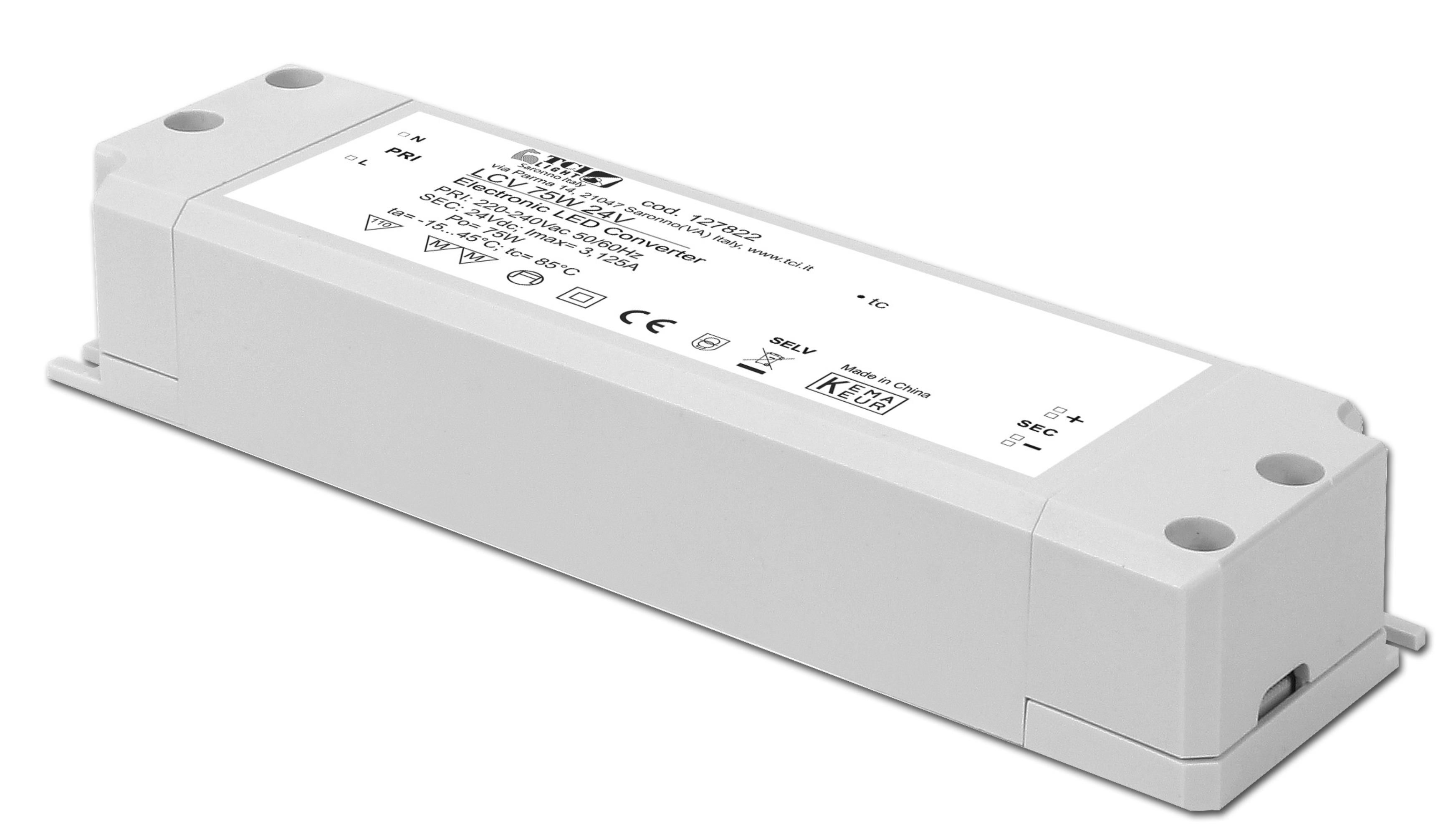 TCI LCV 75W 24V - LED Driver, TCI | LEMONA