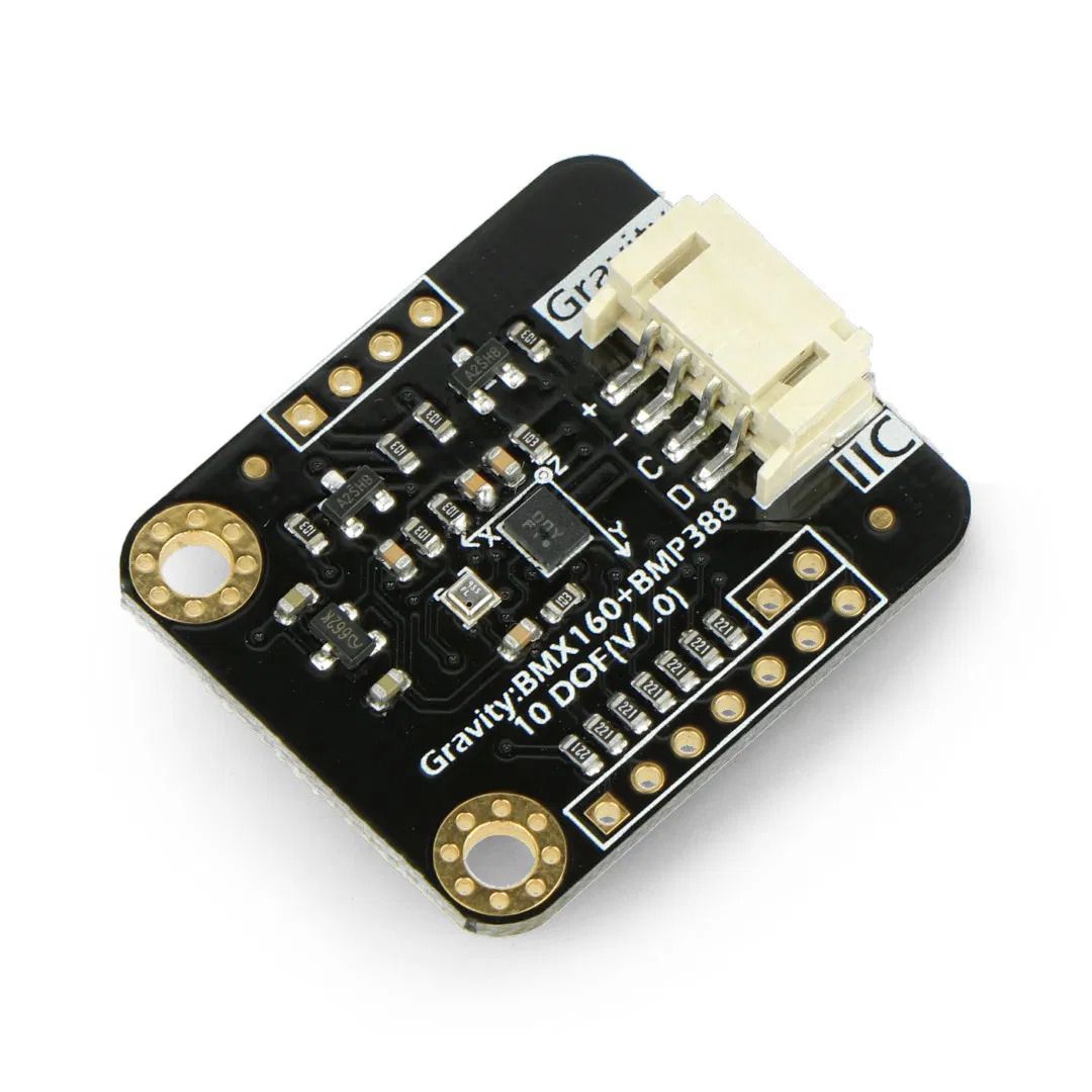 DFROBOT Gravity - 9DOF sensor BMX160 + temperature and pressure sensor BMP388 - I2C- DFRobot ...