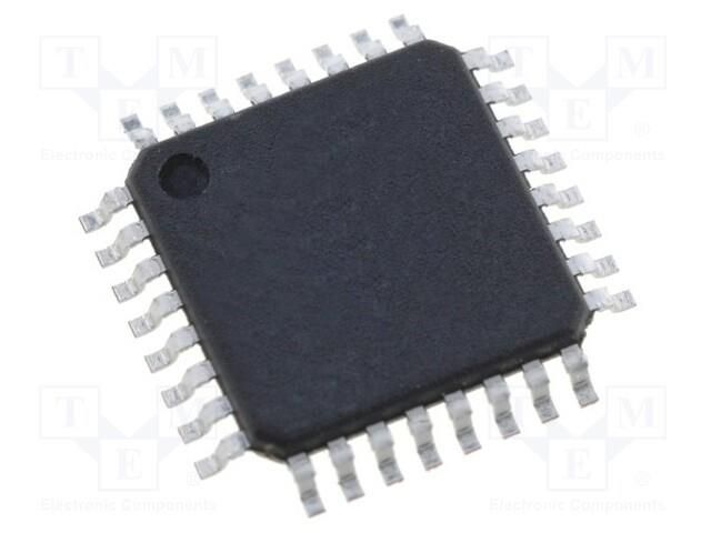 Microchip IC: AVR microcontroller; TQFP32; 2.7÷5.5VDC; Ext.inter: 2; Cmp: 1 MICROCHIP TECHNOLOGY ...