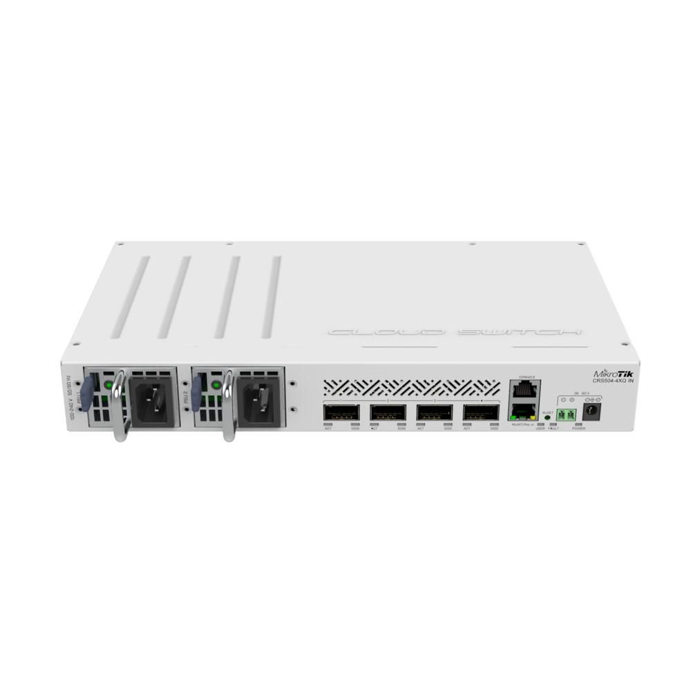 MIKROTIK MikroTik CRS504-4XQ-IN | Switch | Cloud Router Switch, 4x 100G ...