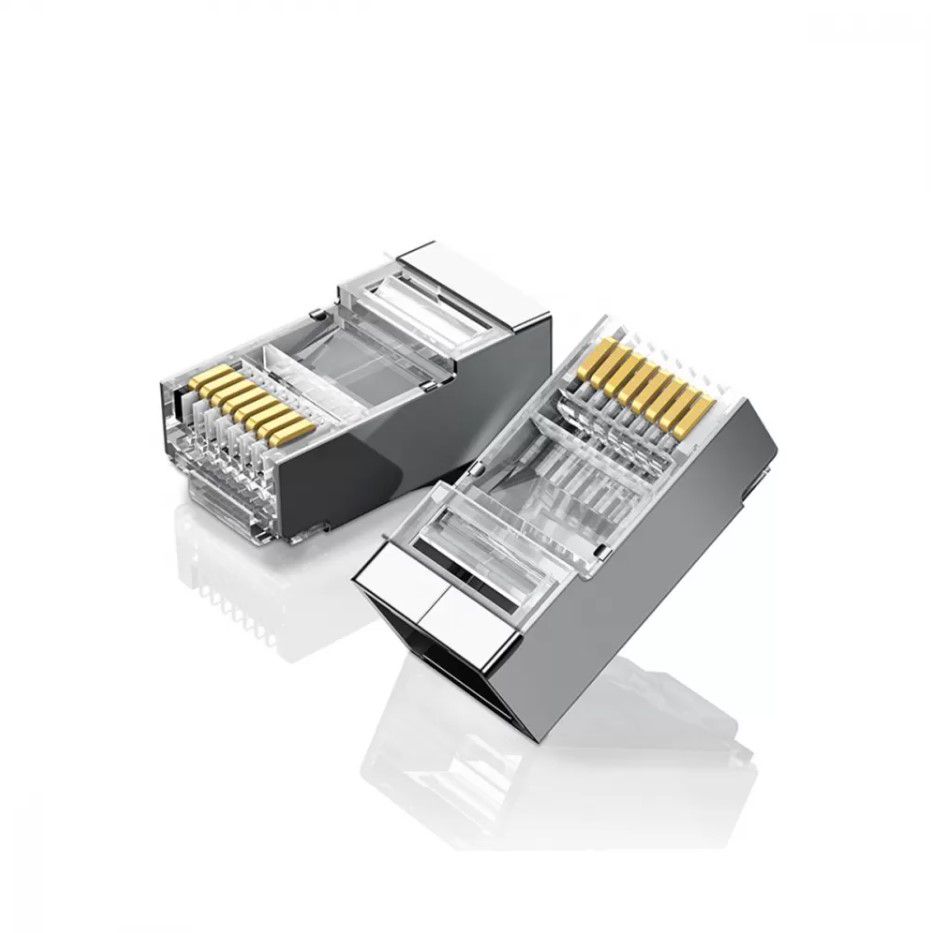 UGREEN Kištukas RJ45 (8P8C) CAT6/6a STP ekranuotas daugiavieliam ir monolitiniam kabeliui (100 ...