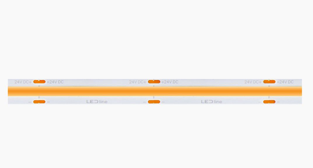 LED line LED juosta 24Vdc, 14W/m, COB 528LED/m, 1400lm, neutraliai ...