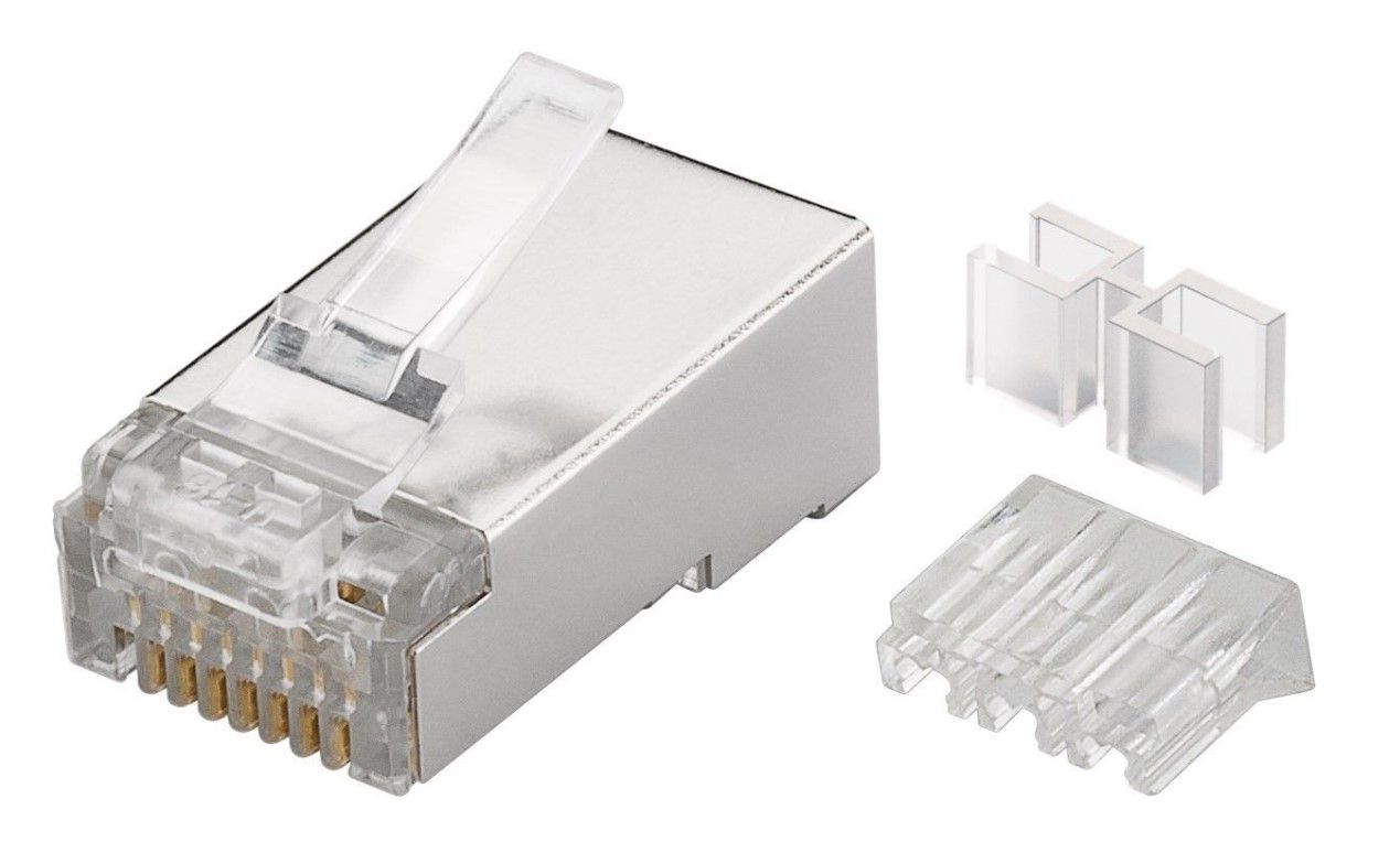 GOOBAY Kištukas RJ45 (8P8C) CAT 6A ekranuotas | LEMONA